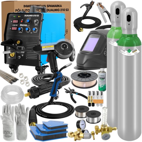 Sherman DualMIG 210 S3 - ensemble n ° 4 | Kits de soudage MIG/MAG | Weldes