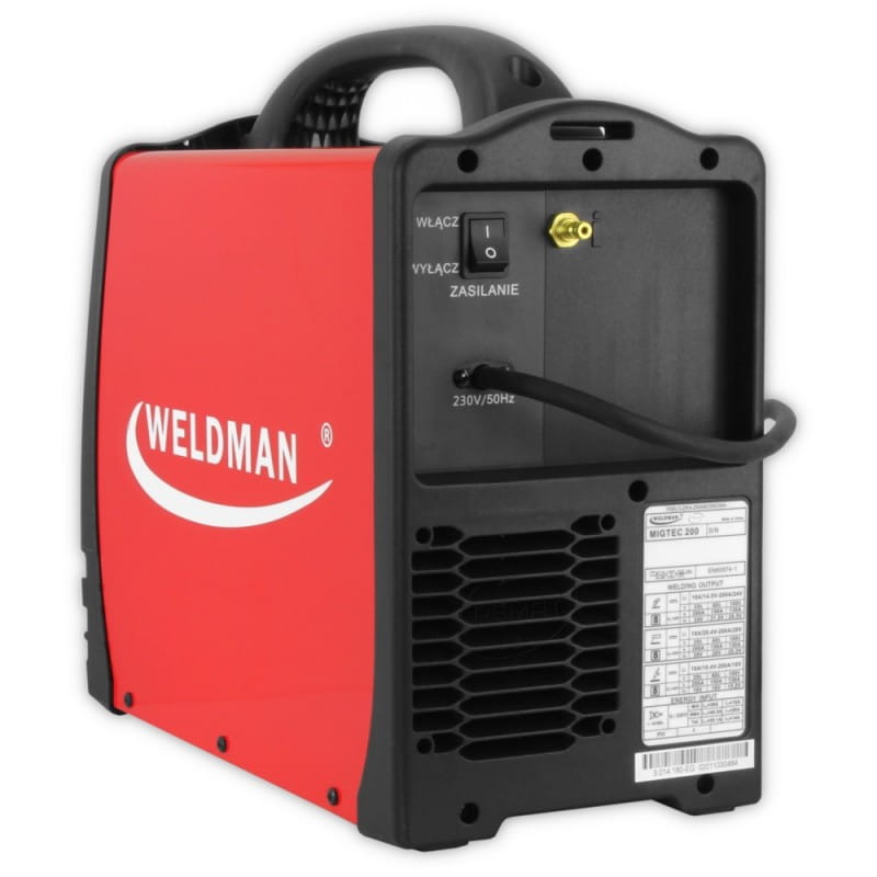 Weldman MIG TEC 200 LCD SYNERGY | Poste à souder MIG/MAG | Weldes