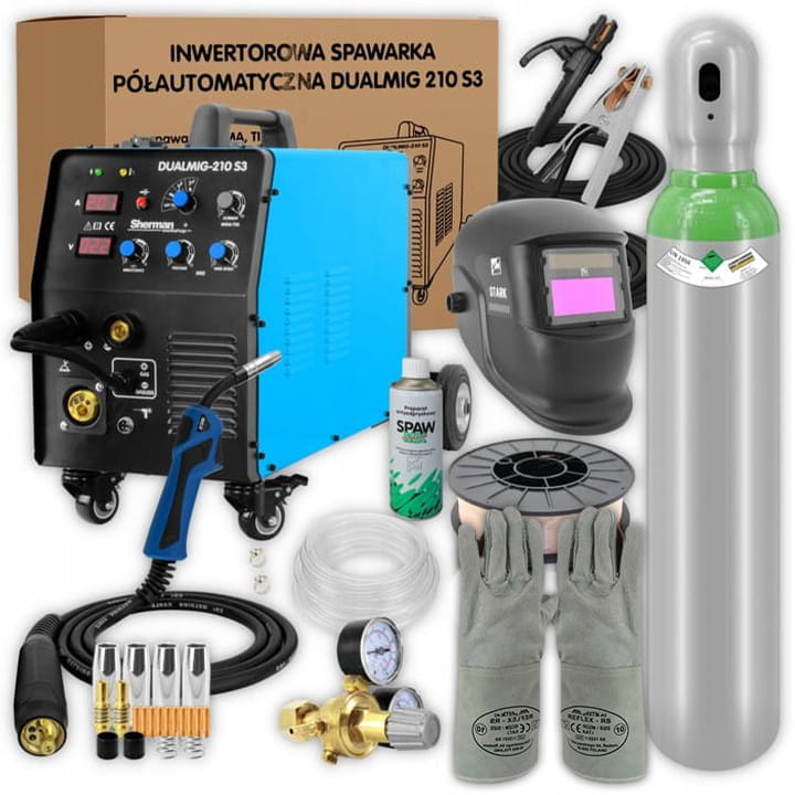 Sherman DualMIG 210 S3 - ensemble n ° 3 | Kits de soudage MIG/MAG | Weldes